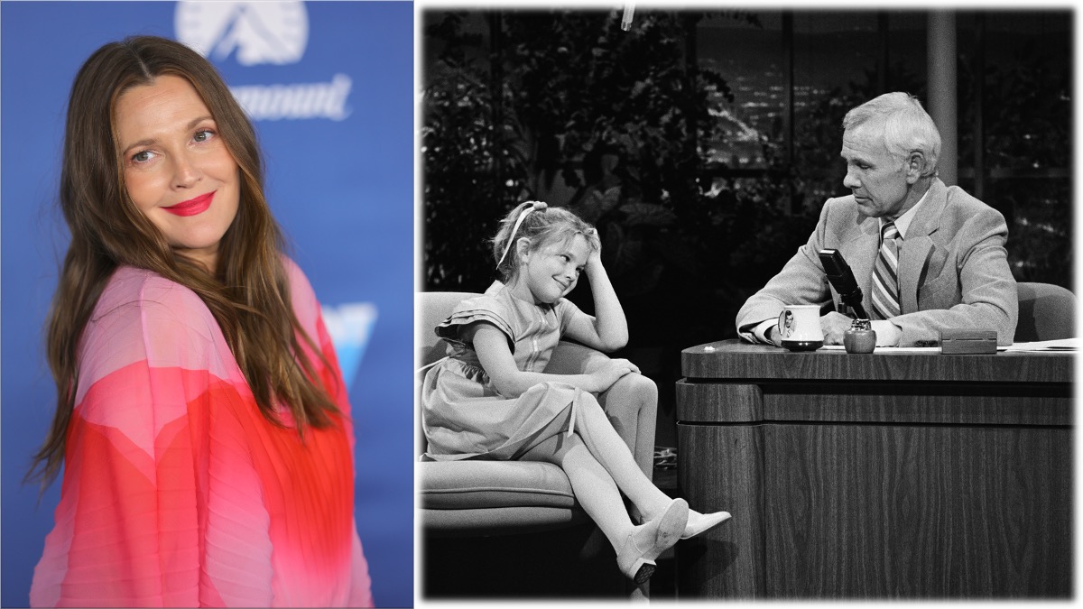 Le glissement de Drew Barrymore sur le "Tonight Show" de Johnny Carson ...