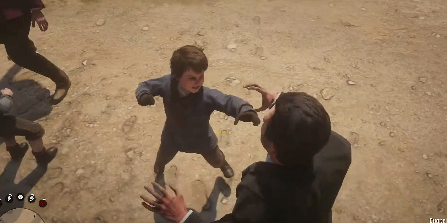 Red Dead Online Player Jump-Scared par Modder jouant comme un enfant
